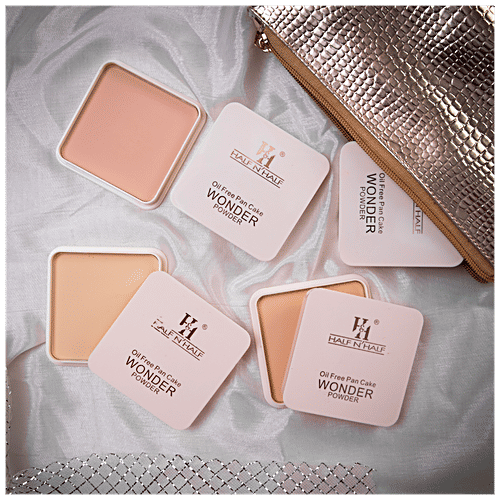 Buy Half N Half Oil-Free Pan Cake Wonder Powder - Waterproof ...