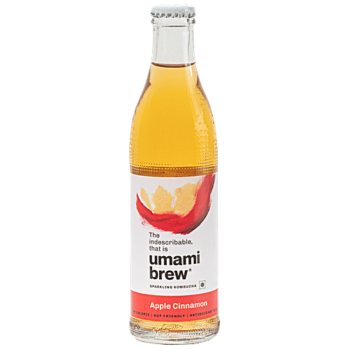 Buy umami brew Sparkling Kombucha - Apple Cinnamon, Low Calorie ...