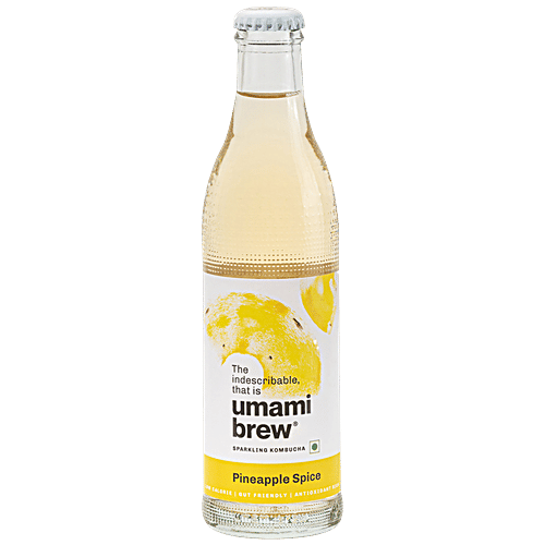 Buy Umami Brew Sparkling Kombucha - Pineapple Spice, Low Calorie ...