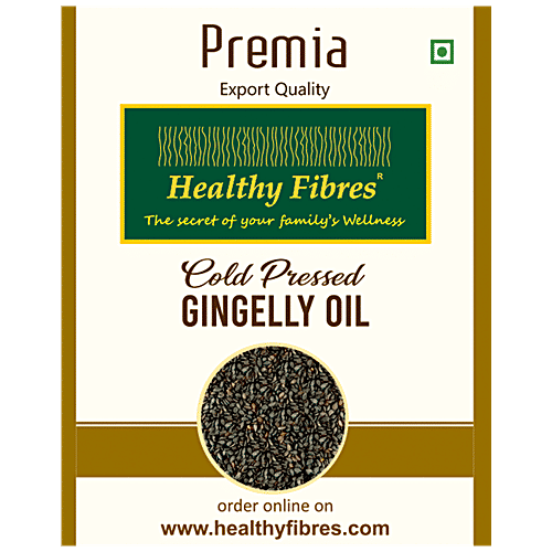 Buy Healthy Fibres Premia Cold Pressed Gingelly/Sesame Oil - 100% ...