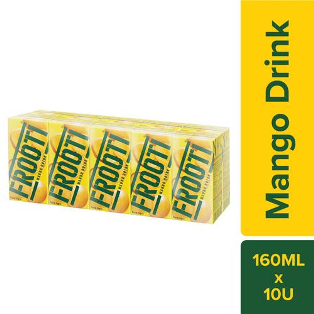 Buy Frooti Mango Drink - Ready To Serve Fruit Beverage Online at Best ...