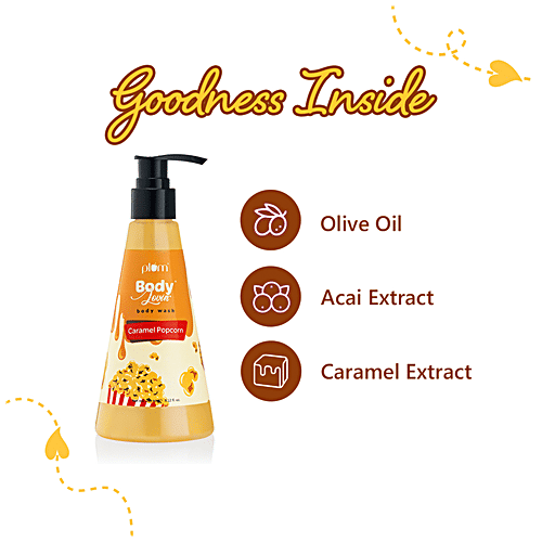 Buy Plum Plum BodyLovin’ Caramel Popcorn Body Wash Online at Best Price ...