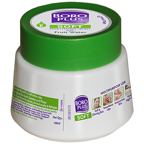 Buy Boroplus Soft Ayurvedic Antiseptic & Moisturiser Cream With Fruit ...