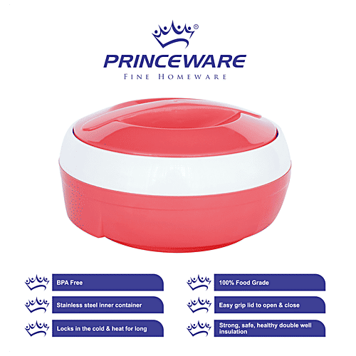 Buy Princeware Solar Insulated Plastic With Inner Steel Casserole - For ...