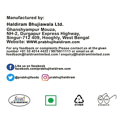 Buy PRABHUJI PURE FOOD Aloo Bhujia - Total Masti, Namkeen, Crispy ...