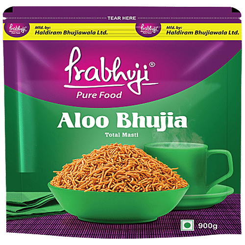 Buy PRABHUJI PURE FOOD Aloo Bhujia - Total Masti, Namkeen, Crispy ...