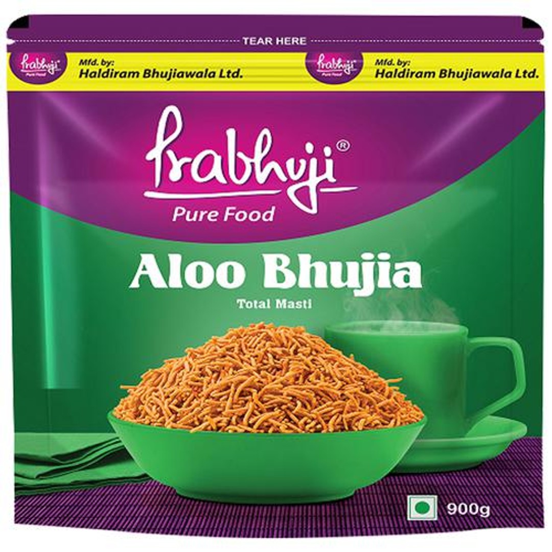 Buy PRABHUJI PURE FOOD Aloo Bhujia - Total Masti, Namkeen, Crispy ...