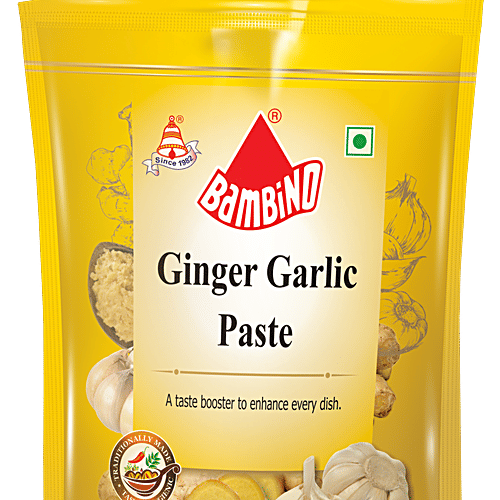 Buy Bambino Ginger Garlic Paste - Condiment For Taste & Marination Online at Best Price of Rs 50 ...