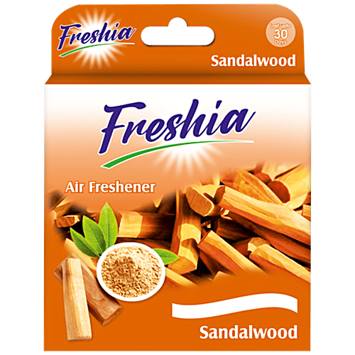 Buy Freshia Air Freshener Cake - Sandalwood, Long-Lasting Online at ...