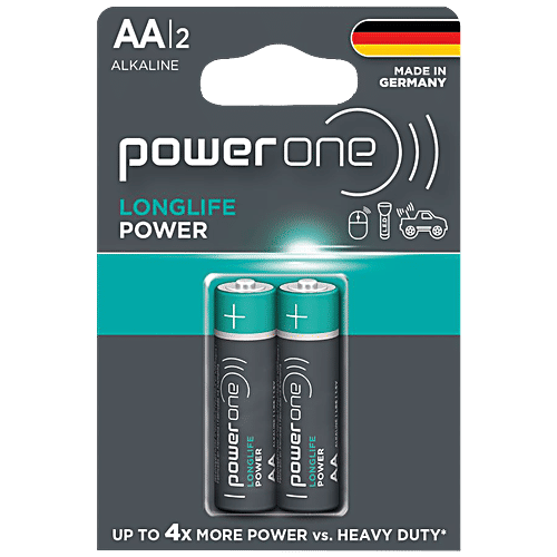 Buy Power One Alkaline Battery - Longlife Power, AA Online at Best ...