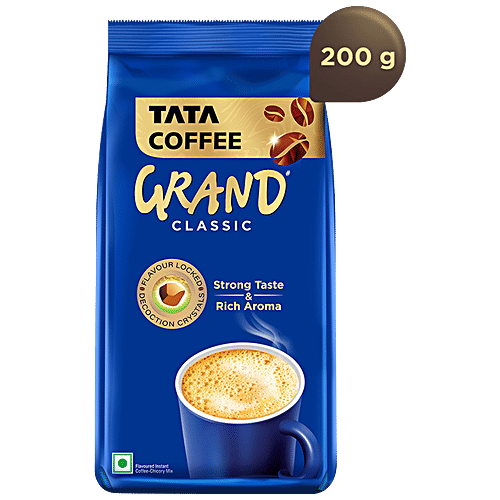 Buy Tata Coffee Grand Classic Instant Coffee - Flavour Locked Decoction ...