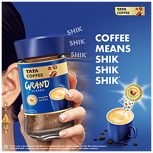 Buy Tata Coffee Grand Classic Instant Coffee - Flavour Locked Decoction ...