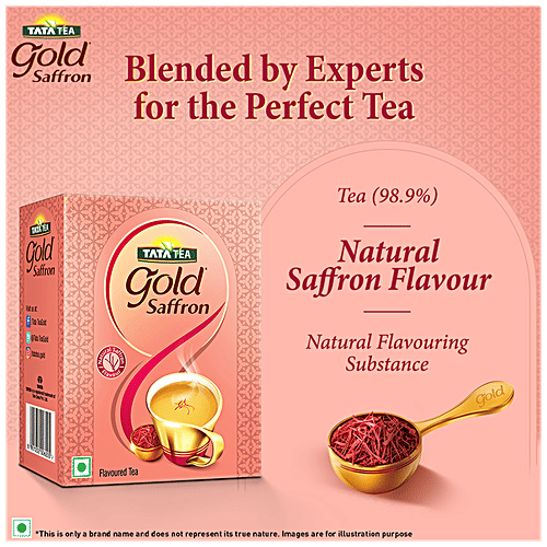 Buy Tata Tea Gold Saffron Black Tea - Natural Flavour, Rich In Taste ...