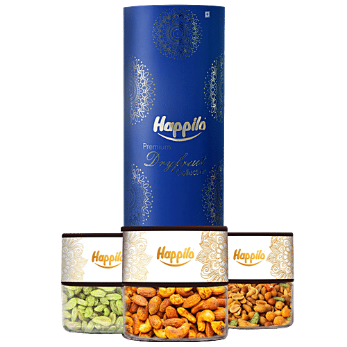 Buy Happilo Dry Fruit Celebrations Gift Box - Macaw Online at Best ...