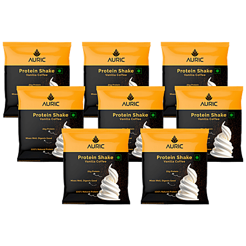 Buy Auric Beauty Protein Powder - Vanilla Coffee Flavour, Vegan, For ...