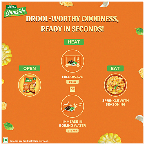 Buy Tata Sampann Yumside cheesy-pasta-with-corn-rich-creamy-ready-to ...