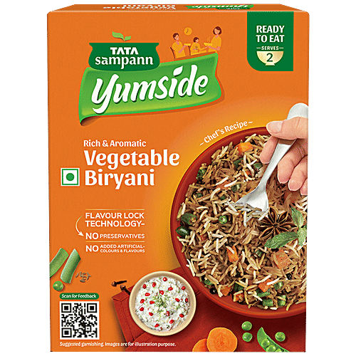 Buy Tata Sampann Yumside Vegetable Biryani Online at Best Price of Rs ...