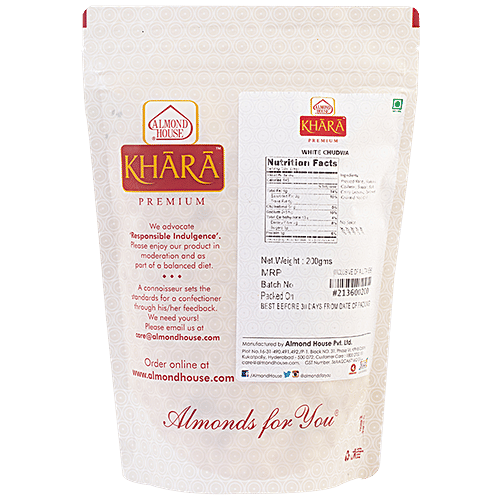 Buy Almond House- Khara White Chudwa - Premium, Rich, Crunchy Snack ...