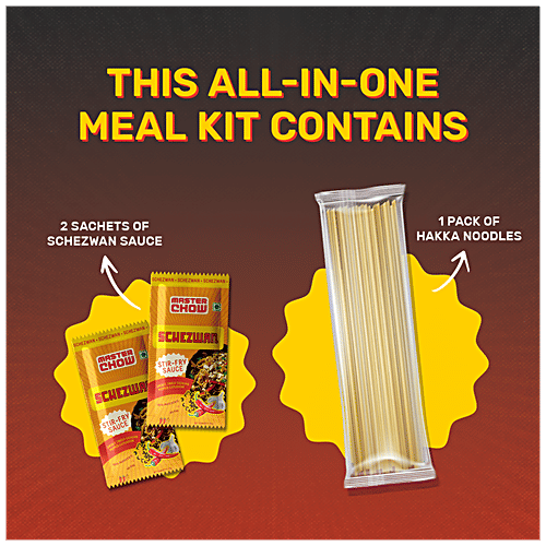 Buy MasterChow Schezwan Noodle Kit - All-In-One Meal Kit, Sauce With ...