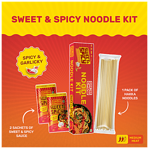 Buy MasterChow Sweet & Spicy Noodle Kit - All-In-One Meal Kit, Sauce ...