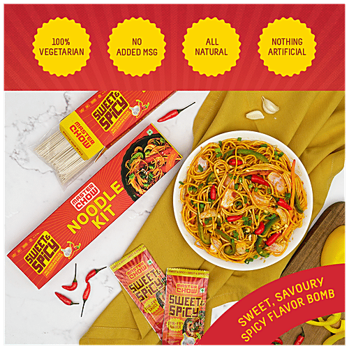 Buy MasterChow Sweet & Spicy Noodle Kit - All-In-One Meal Kit, Sauce ...