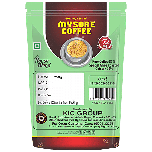 Buy Mysore Coffee Mysore Coffee - Special Ghee Roasted With 20% Chicory ...