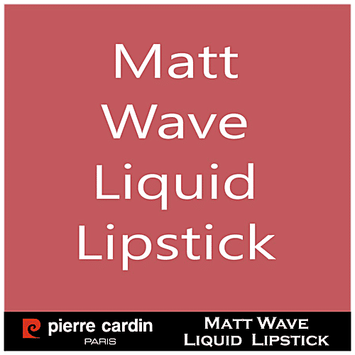 Buy Pierre Cardin Paris Matt Wave Liquid Lipstick - Ultra, Long Lasting ...