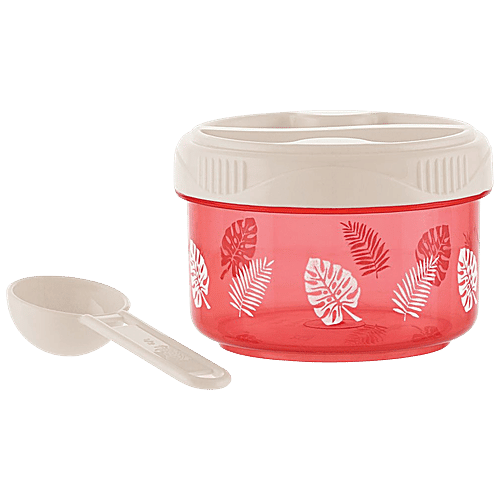 Buy Pratap Container With Spoon - High Quality Plastic, Assorted Colour ...
