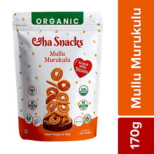 Buy ORGANIC AAHA SNACKS Mullu Murukulu - No Preservatives Online at ...