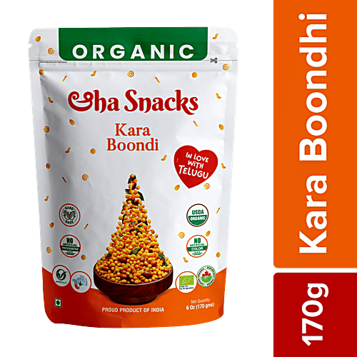 Buy ORGANIC AAHA SNACKS Kara Boondi - No Preservatives Online at Best ...