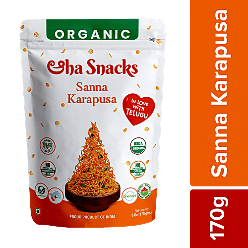 Buy ORGANIC AAHA SNACKS Sanna Karapusa - No Preservatives Online at ...