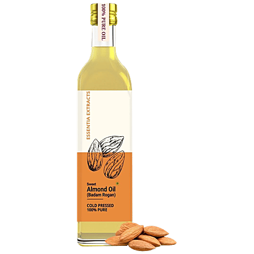 Buy Essentia Extracts Sweet Almond Oil/Badam Rogan - 100% Pure, Cold ...