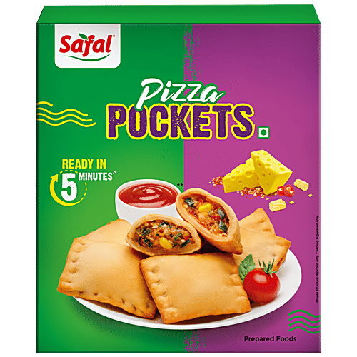 Buy Safal Pizza Pockets - Crispy & Crunchy, Ready To Cook Online at ...