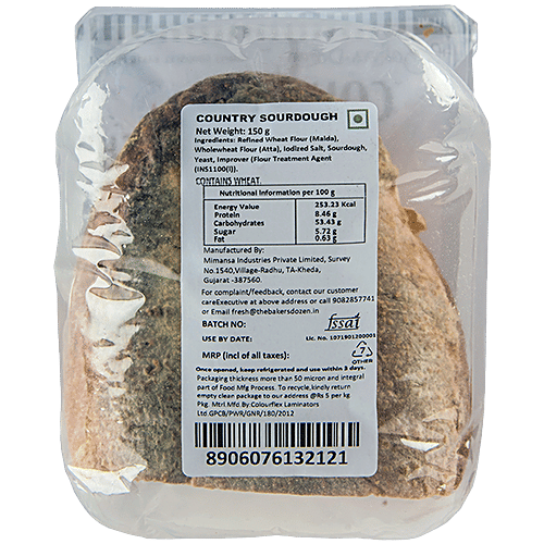 Buy The Baker's Dozen Country Sourdough - Crusty, Soft, Freshness ...