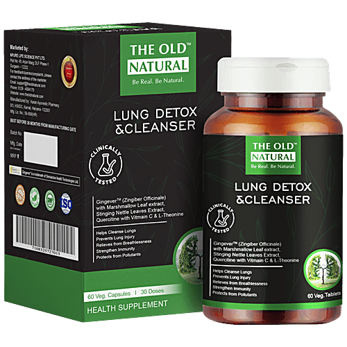 Buy The Old Natural Lung Detox & Cleanser Tablets - For Lung Cleansing ...