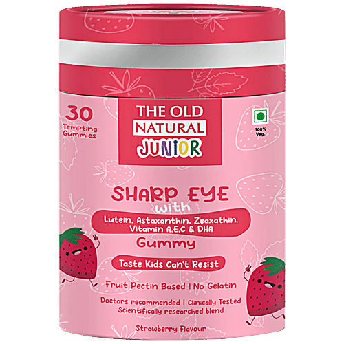 Buy The Old Natural Sharp Eye Fruit Pectin Based Gummies - Strawberry ...