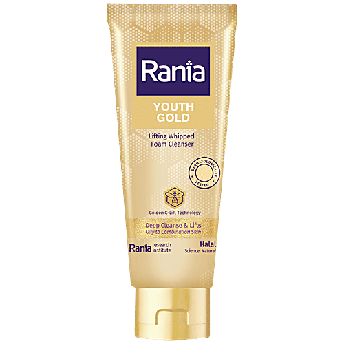 Buy Rania Youth Gold - Lifting Whipped Foam Cleanser, Deep Cleanse ...