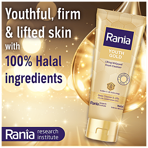 Buy Rania Youth Gold - Lifting Whipped Foam Cleanser, Deep Cleanse ...
