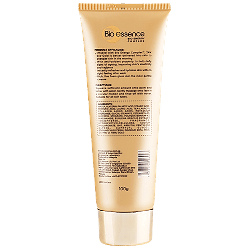 Buy Bio-essence Bio-Gold Radiance Cleanser - For Glowing & Smooth Skin ...