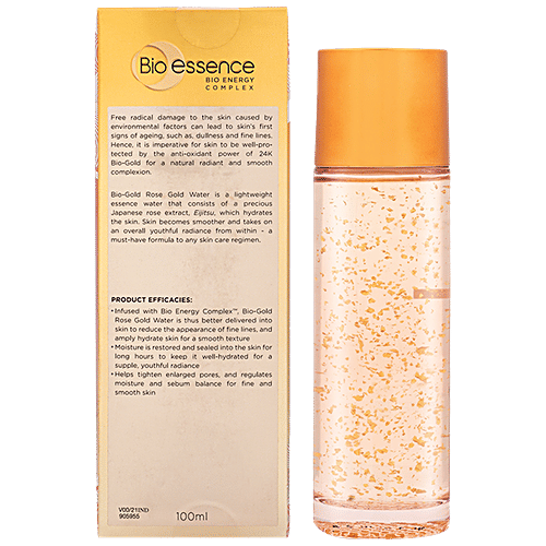 Buy Bio-essence Bio-Gold Gold Water Essence - With Rose, For Glowing ...