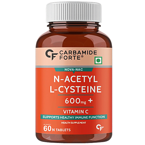 Buy Carbamide Forte N-Acetyl L-Cysteine 600mg Tablets - Vitamin C ...