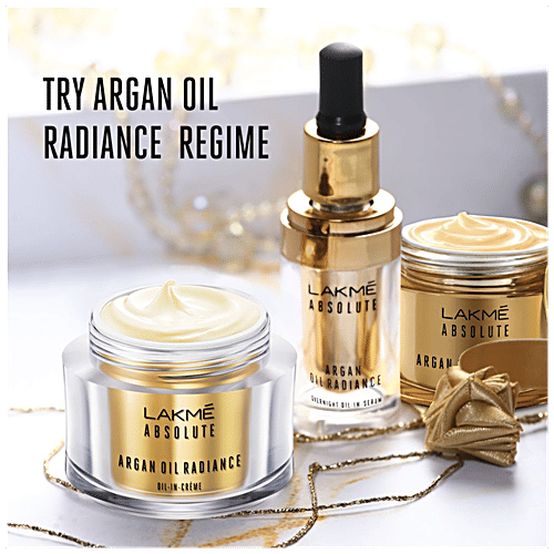 Buy Lakme Absolute Argan Oil Radiance - Oil-In-Creme, Non-Greasy Online ...