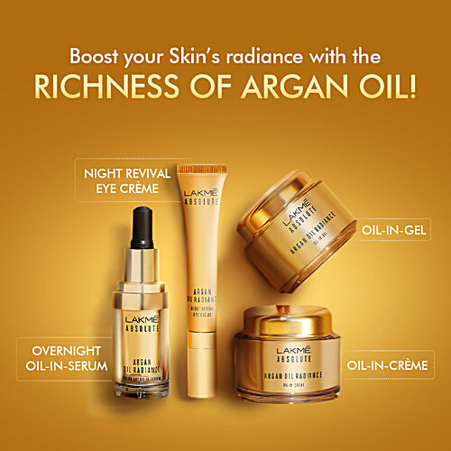 Buy Lakme Absolute Argan Oil Radiance - Overnight Oil-In-Serum, Non ...
