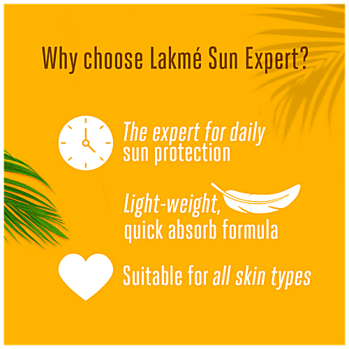 Buy Lakme Sun Expert - SPF 50, PA+++, Ultramatte Gel, Non-Sticky, Quick ...