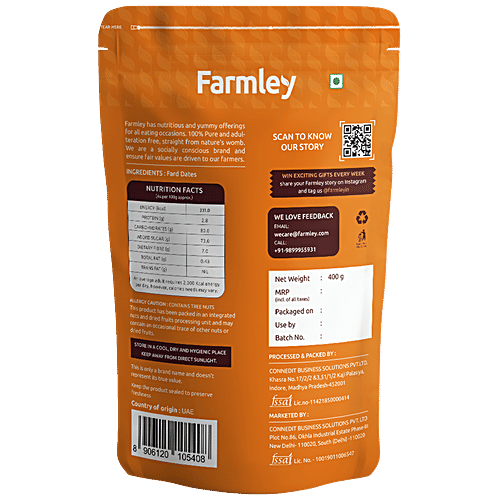 Buy Farmley Premium Fard Dates - Nutritious & Tasty, Perfect Snack ...