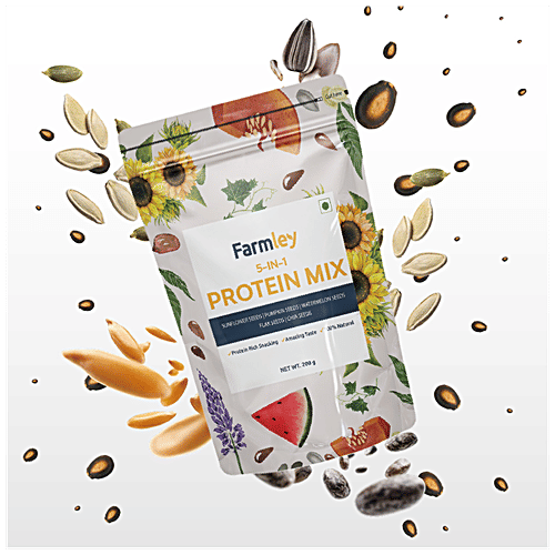 Buy Farmley 5-In-1 Protein Mix - Rich In Nutrients, Perfect Snack ...