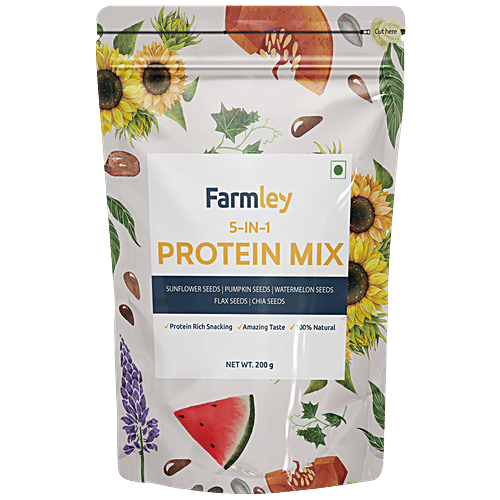 Buy Farmley 5-In-1 Protein Mix - Rich In Nutrients, Perfect Snack ...