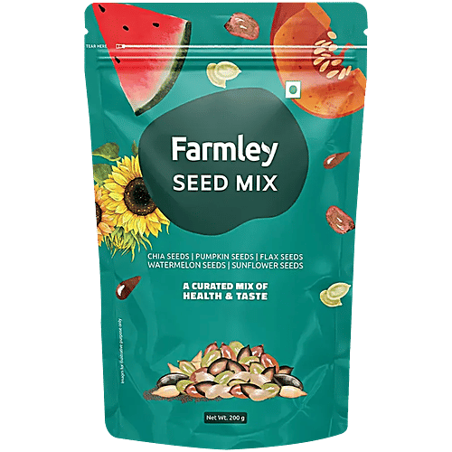 Buy Farmley Seed Mix - Sunflower Seeds, Pumpkin Seeds, Watermelon Seeds ...