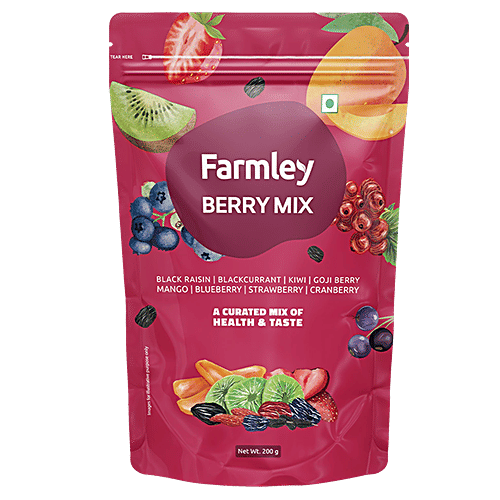Buy Farmley 8-In-1 Berry Mix - Rich In Protein, Perfect Snack Online at ...