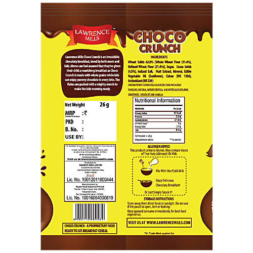 Buy Lawrence Mills Choco Crunch - Delicious Chocolate Breakfast, High ...